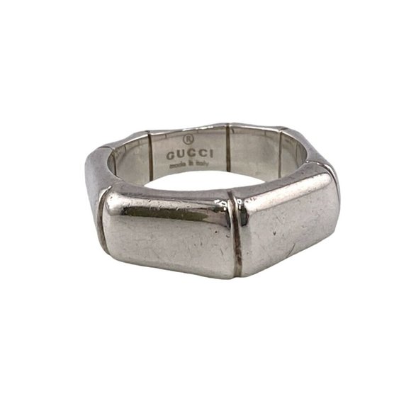 Gucci | Jewelry | Gucci Bamboo 2 925 73g Ring Silver Unisex | Poshmark